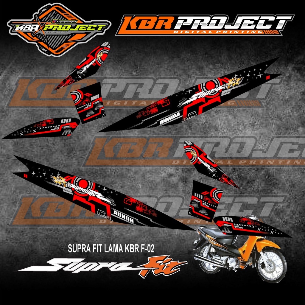 Jual Stiker Striping Supra Fit Lama Lis Variasi Stiker Motor Honda ...