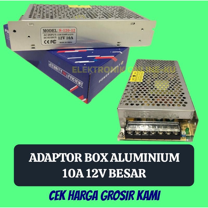 Jual ADAPTOR JARING POWER SUPPLY 10A 12V BESAR | Shopee Indonesia
