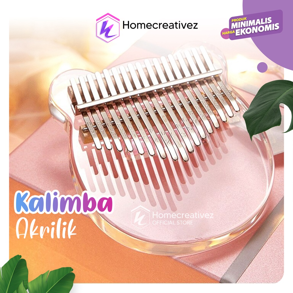 Jual Kalimba Akrilik 17 Note Suara Thumb Piano Musical Toys Acrylic 17 ...