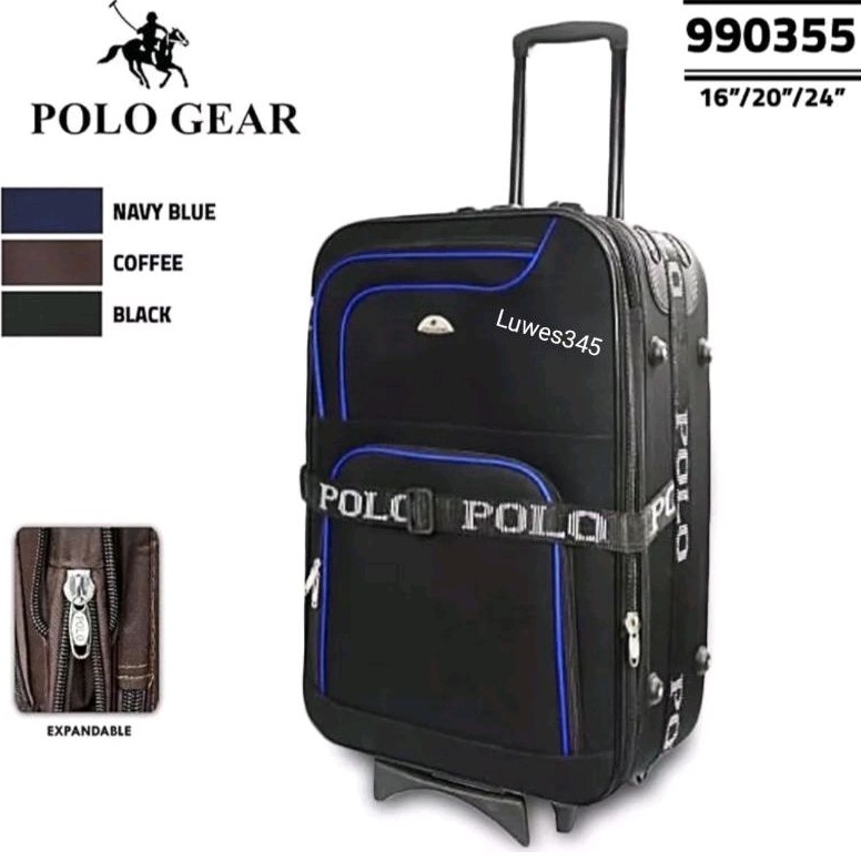 Jual Koper kain kanvas polo milano UK 20 inchi | Shopee Indonesia