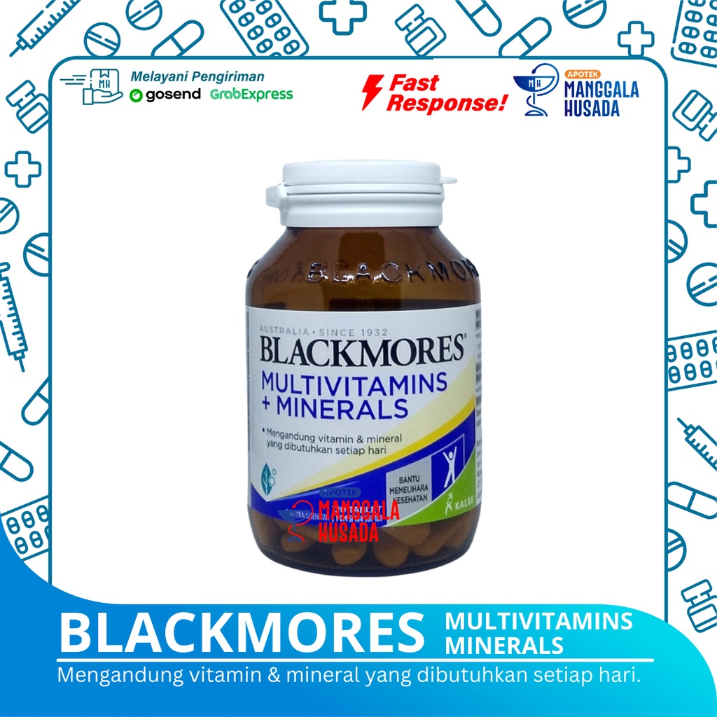 Jual BLACKMORES MULTIVITAMIN & MINERALS @ 30 KAPSUL | Shopee Indonesia