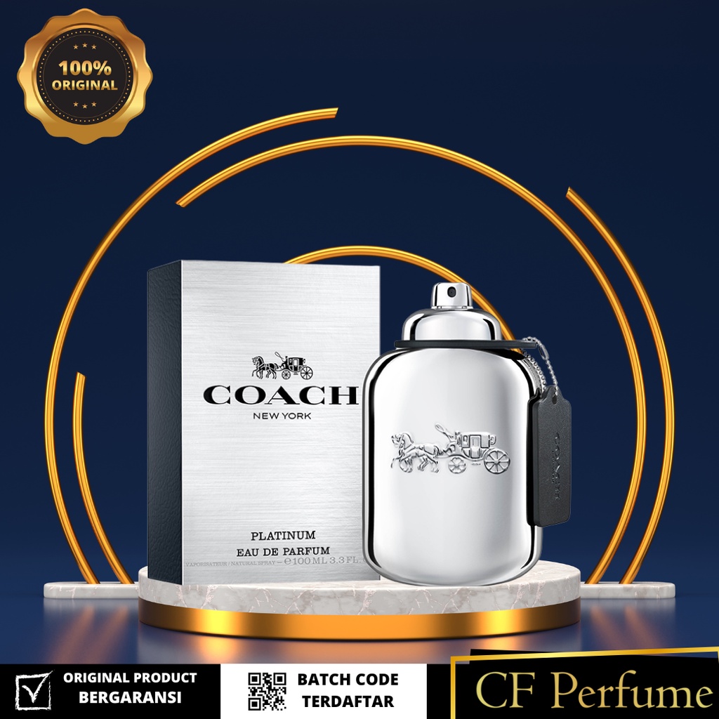 Jual Coach Platinum Eau De Parfum 100ml EDP for Men | Shopee Indonesia