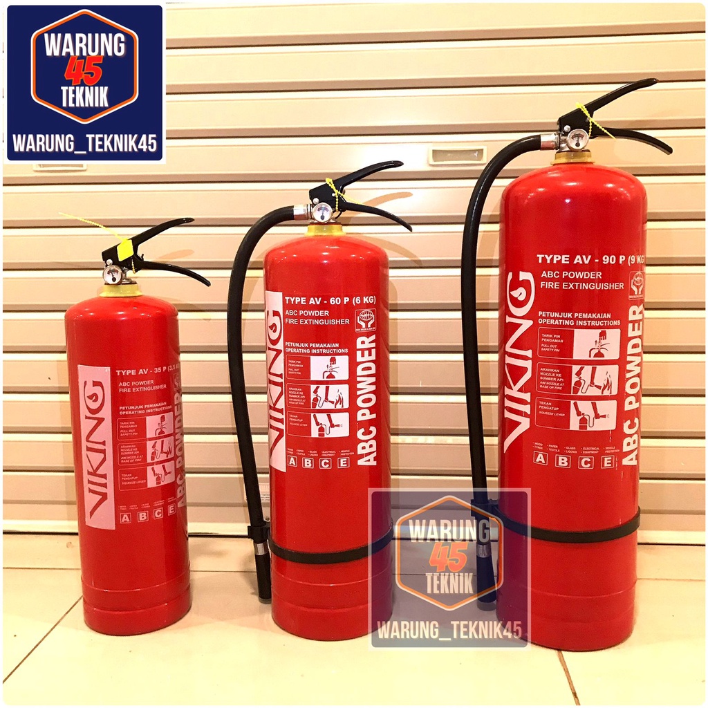 Jual Apar Pemadam Api Dry Chemical Powder ABC Viking 6 kg AV 60 P ...