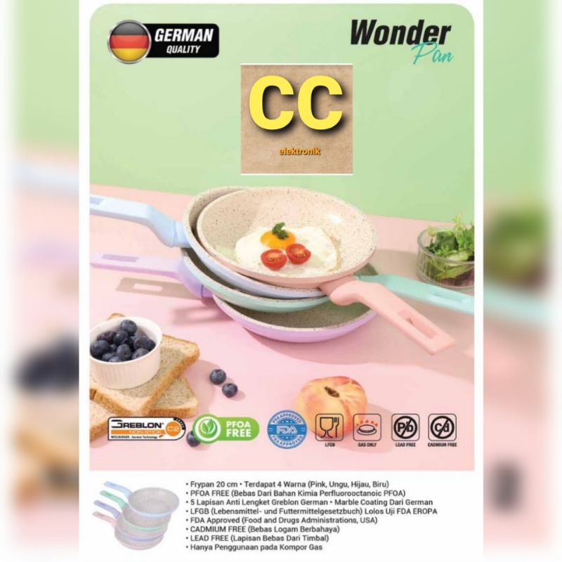 Jual WONDERPAN GLOW STEINCOOKWARE WONDER PAN STEIN COOK WARE frypan ...