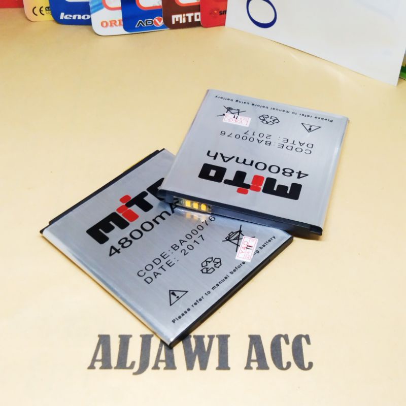 Jual Batre Baterai Batere Mito A60 Fantasy U BA00076 Original Battery ...