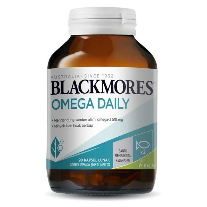 Jual Blackmores Omega Daily Isi 90 kapsul / Suplemen jantung | Shopee ...