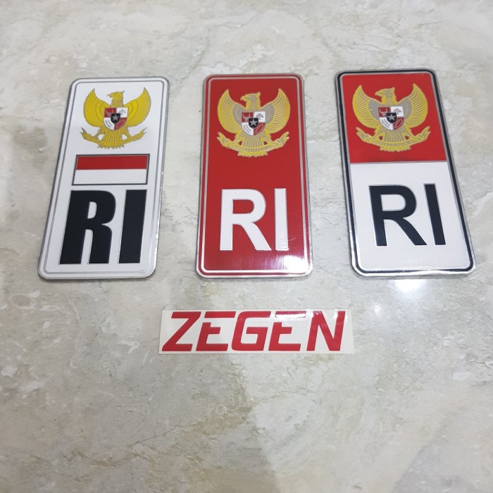 Jual Emblem Plat Regional Ri Republik Indonesia | Shopee Indonesia