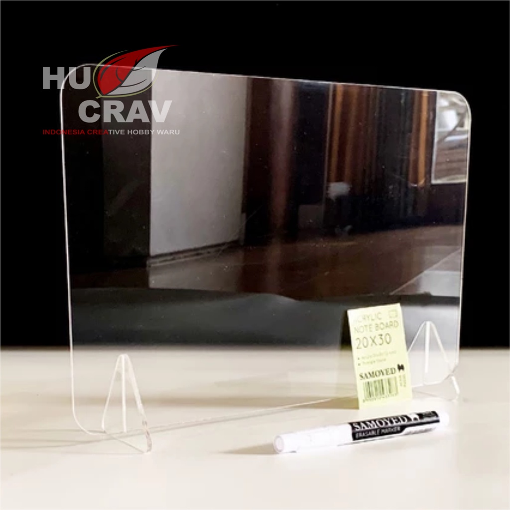 Jual Papan Tulis Akrilik / Acrylic Note / Planner Board 20 x 30 cm ...