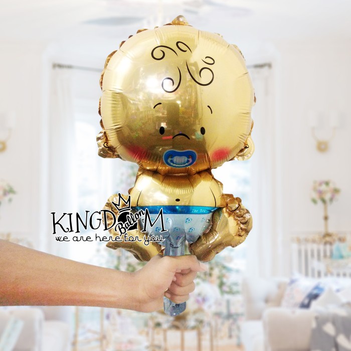 Jual Balon Baby Shower / Balon Foil baby Boy Mini / Balon Karakter ...