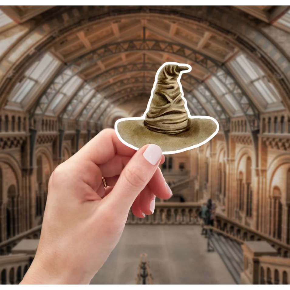 Jual Stiker Harry Potter Sorting Hat | Dekorasi Handphone Harry Potter ...