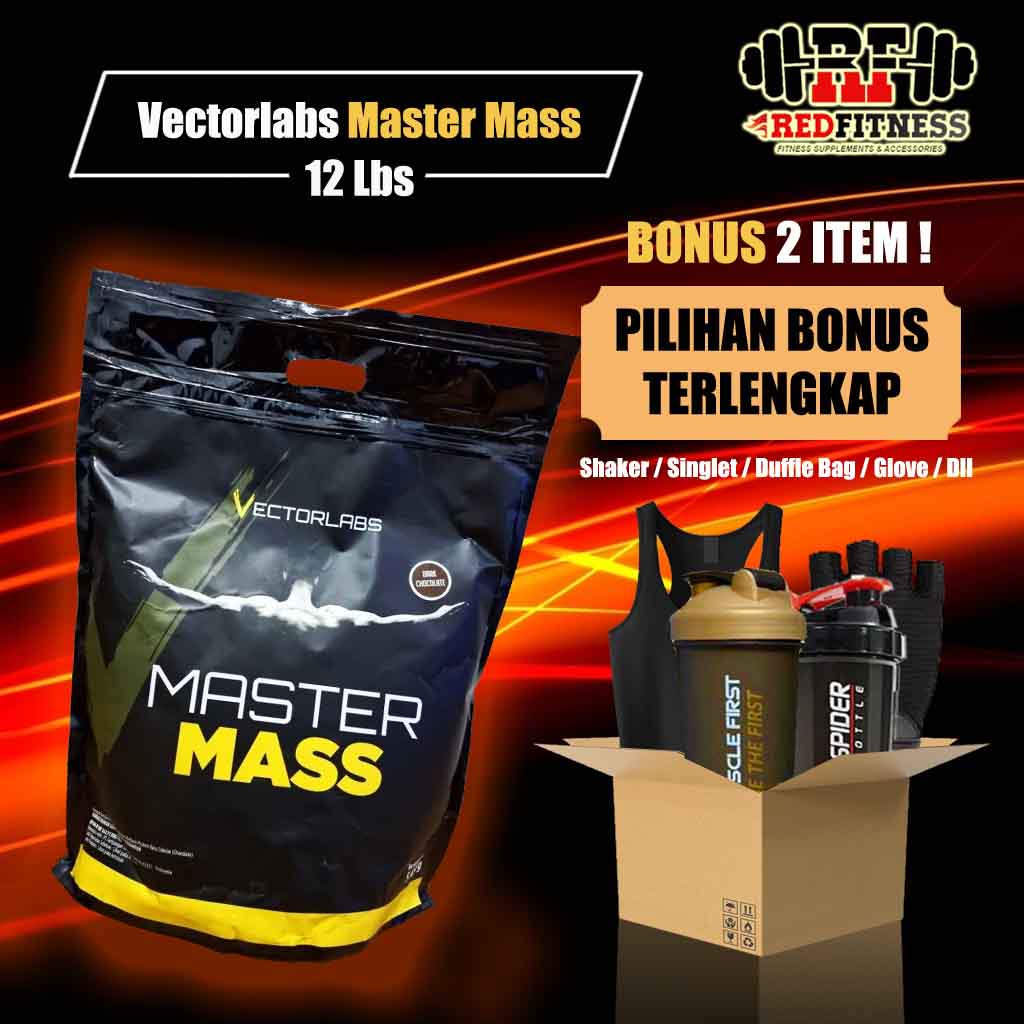 Jual Vector Labs Master Mass 12 lbs (5450 gr) / VectorLabs Susu Weight Gainer 12 lb BPOM ...