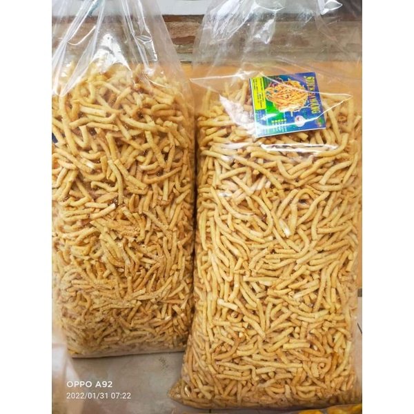 Jual KERIPIK PANGSIT STIK BAWANG PALEMBANG 500gram | Shopee Indonesia