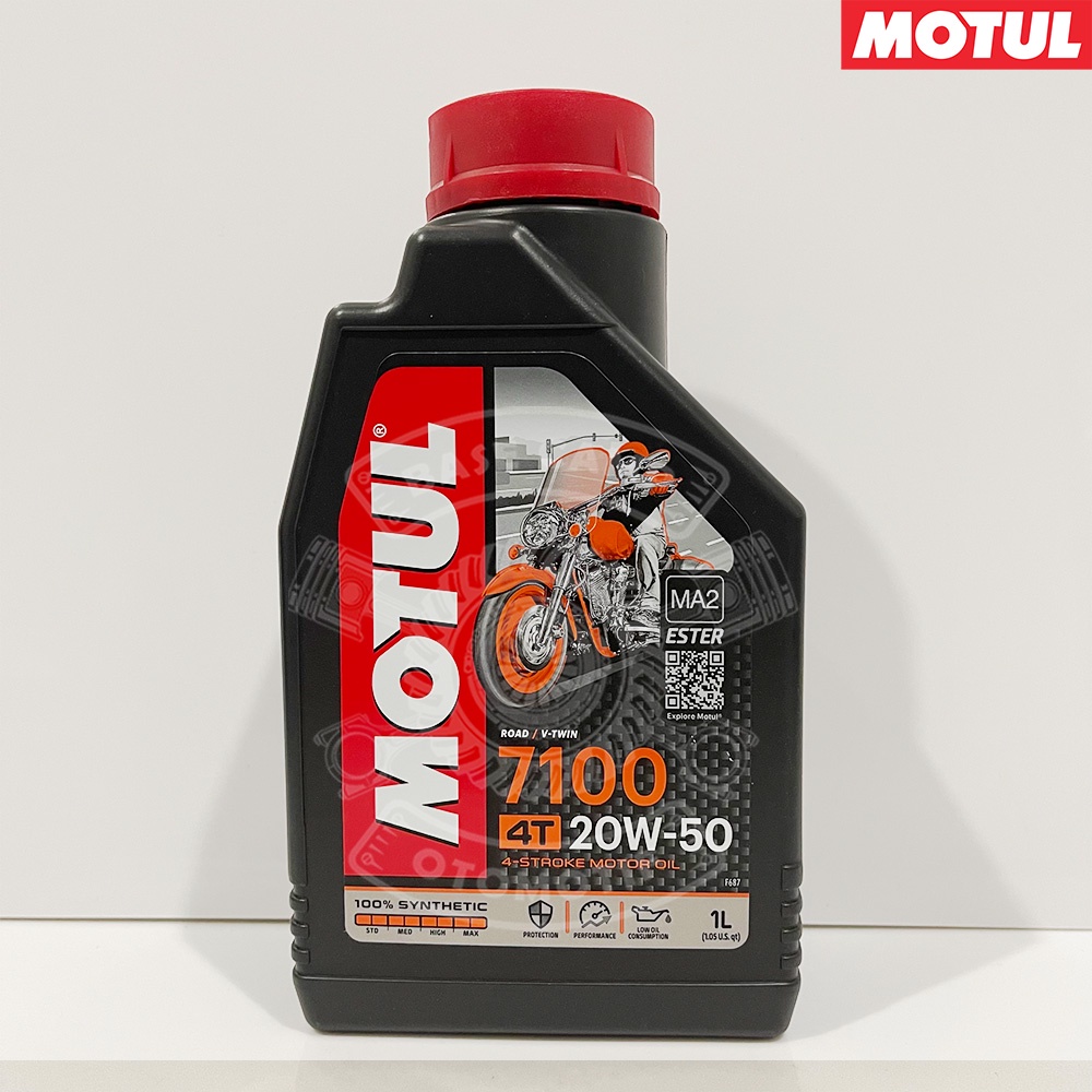 Jual MOTUL 7100 4T 20W-50 1L/ OLI MOTOR/ MOTOR SPORT/ 100% ORIGINAL ...