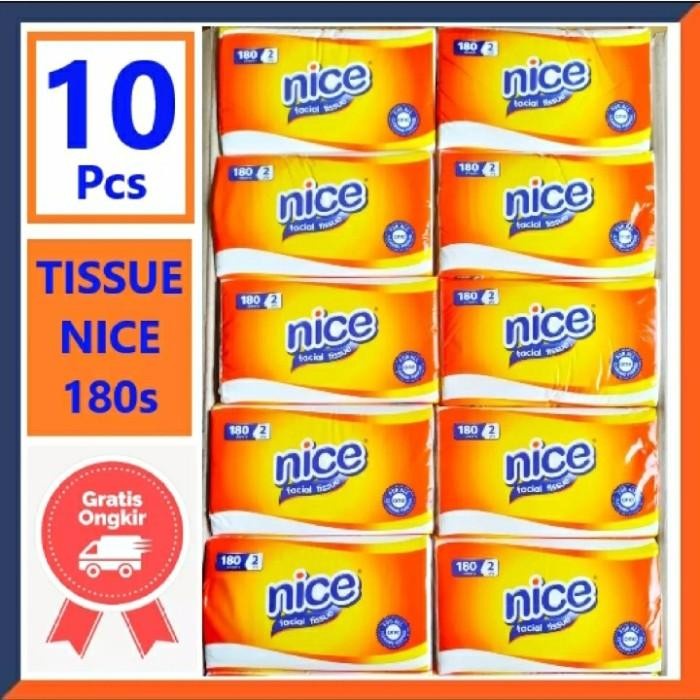 Jual Premium Tissue Tissu Nice 180's, Clean Plus 180 Sheet 2ply ...