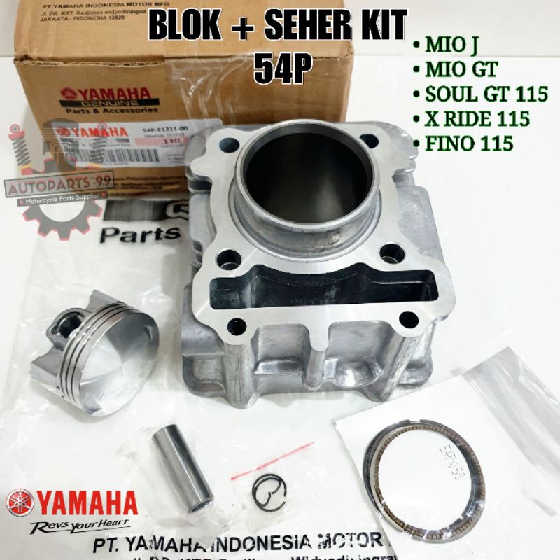Jual Blok Seher Yamaha Mio J GT Soul GT X Ride 115 Fino 115 Original Blok Seher 54p Mio Soul X ...