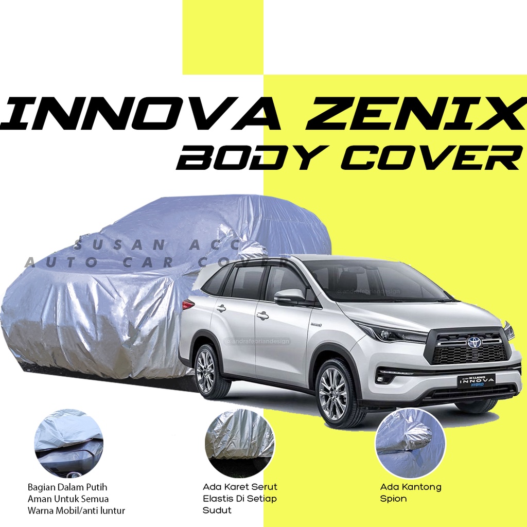 Jual Innova Zenix Body Cover Mobil innova Sarung Mobil kijang innova ...