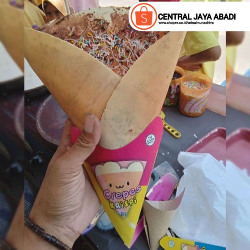 Jual 300 LEMBAR KEMASAN CREPES PAPER CRAFT KERTAS LEKER CRISPY HIGH ...