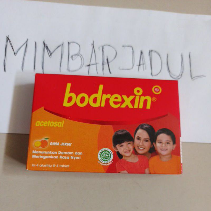 Jual Bodrexin Obat Penurun demam dan meringankan rasa nyeri pada anak ...
