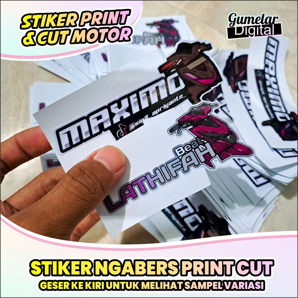 Jual STICKER NGABERS PRINT & CUT VEKTOR STIKER SUNMORI STIKER NGACARA ...