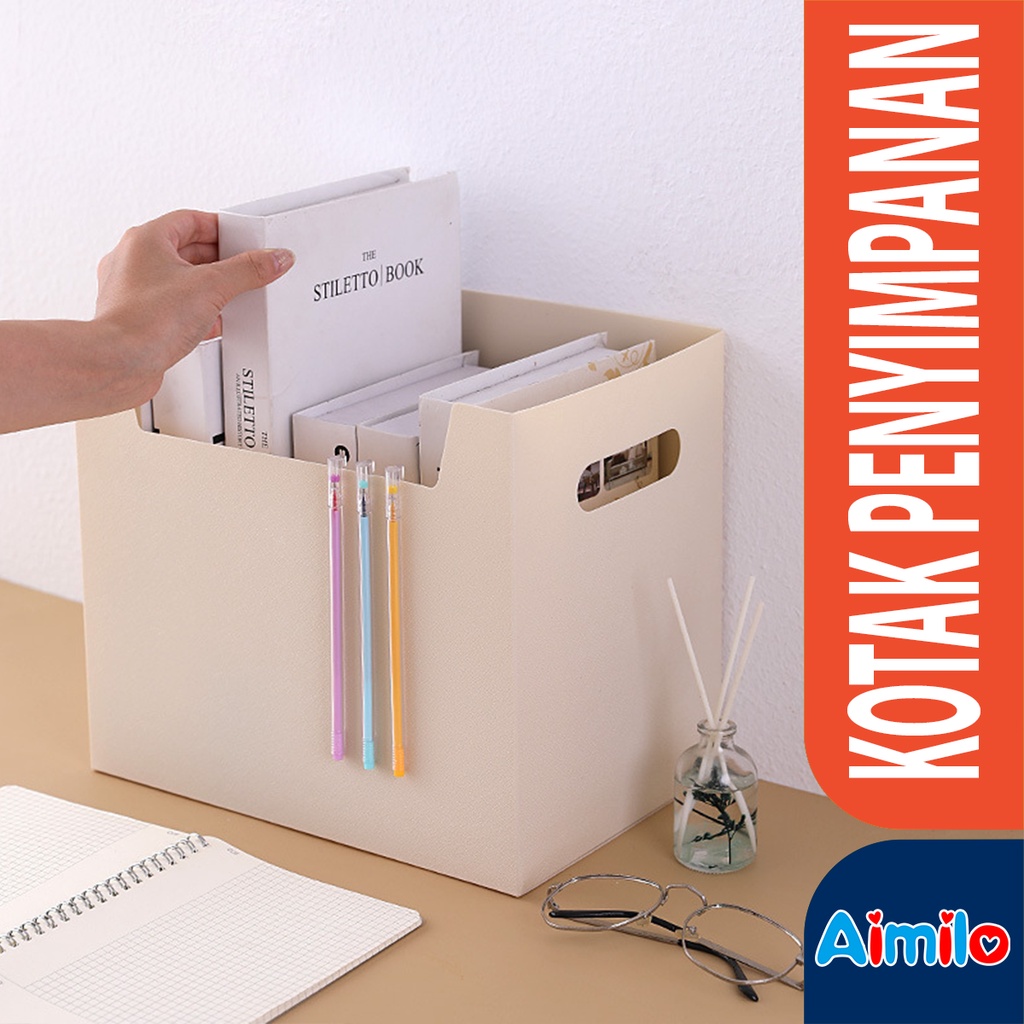 Jual FOLDABLE DESKTOP BOX CONTAINER ANTI AIR KOTAK PENYIMPANAN BUKU ...