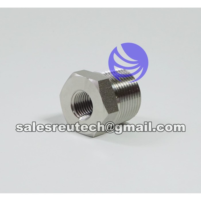 Jual Bushing / Verlop Ring Stainless SS316 3/4" NPT x 1/4" NPT | Shopee ...