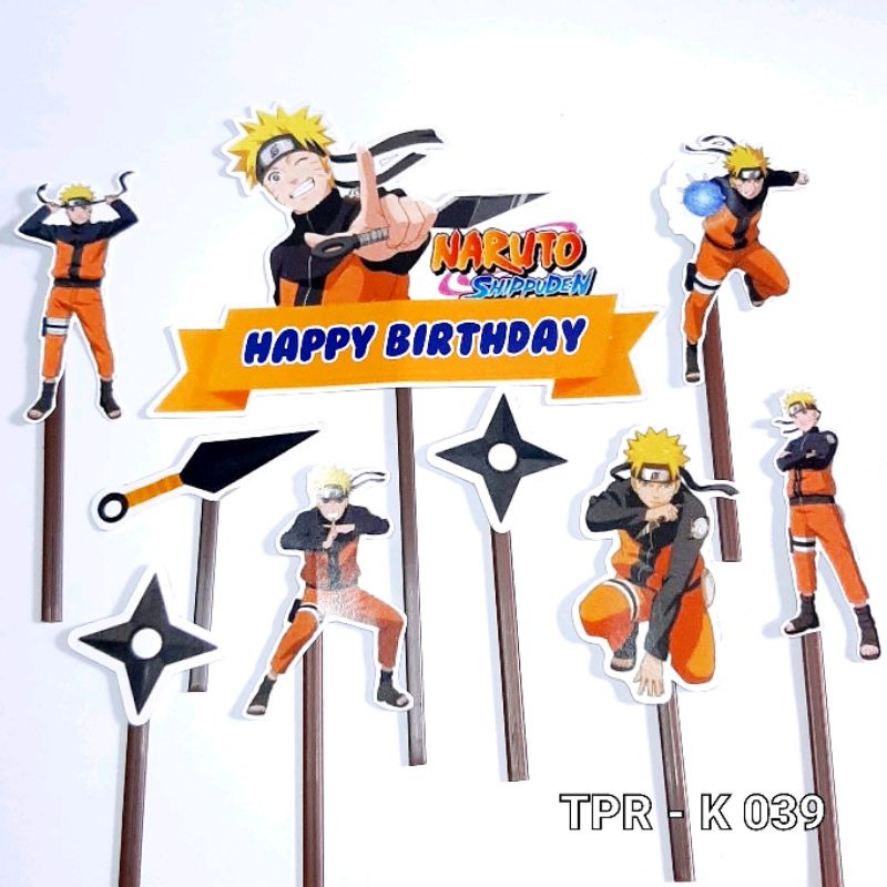 Jual Topper kue hiasan dekorasi kue karakter naruto | Shopee Indonesia