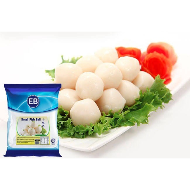Jual EB Small Fish Ball 500 gr dan 1 kg Halal Bakso Ikan Import Suki ...