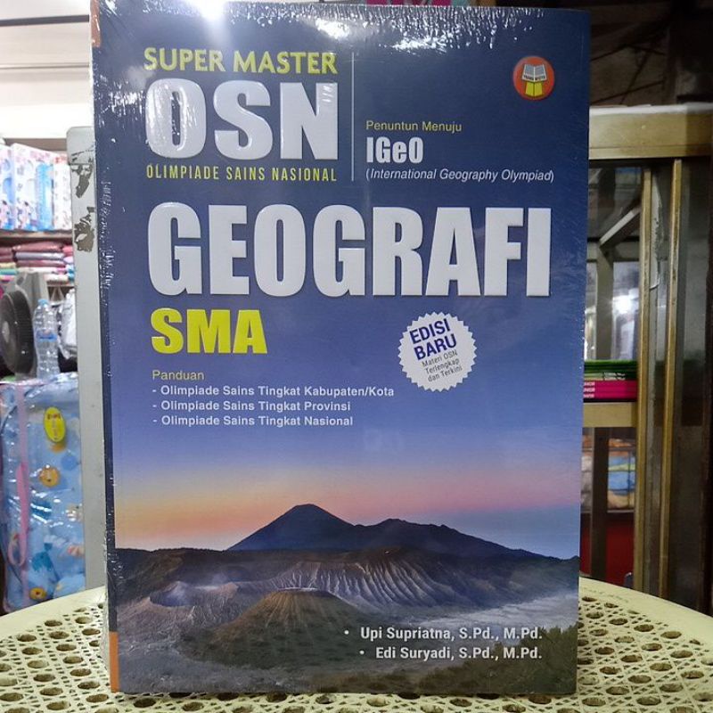 Jual BUKU OLIMPIADE GEOGRAFI / SUPER MASTER OSN GEOGRAFI SMA/MA - YRAMA WIDYA | Shopee Indonesia
