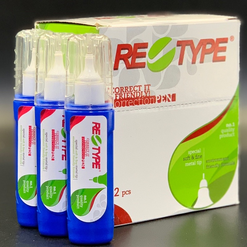 Jual TIPE EX CAIR RETYPE BIRU ISI 1PCS | Shopee Indonesia