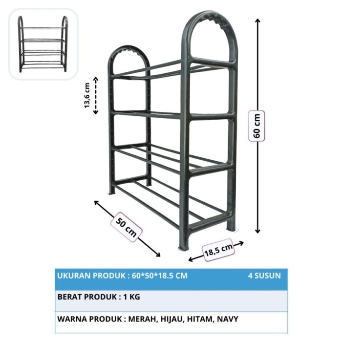 Jual Rak Sepatu Rumah Aesthetic Kekinian Gantung Stainless Steel Shoes ...