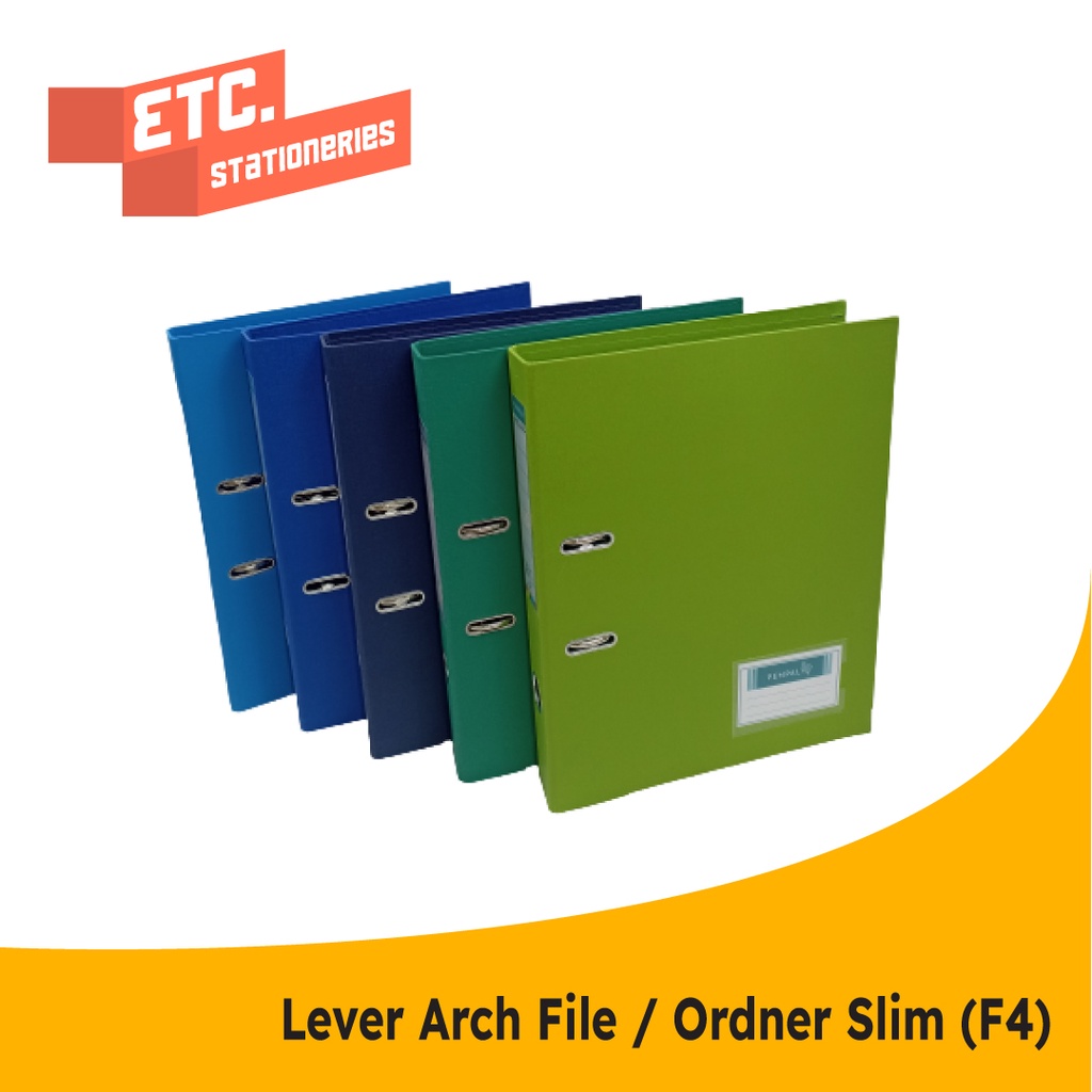 Jual Penpal Lever Arch File / Ordner PP Slim Folio [F4] PL-403 | Shopee ...