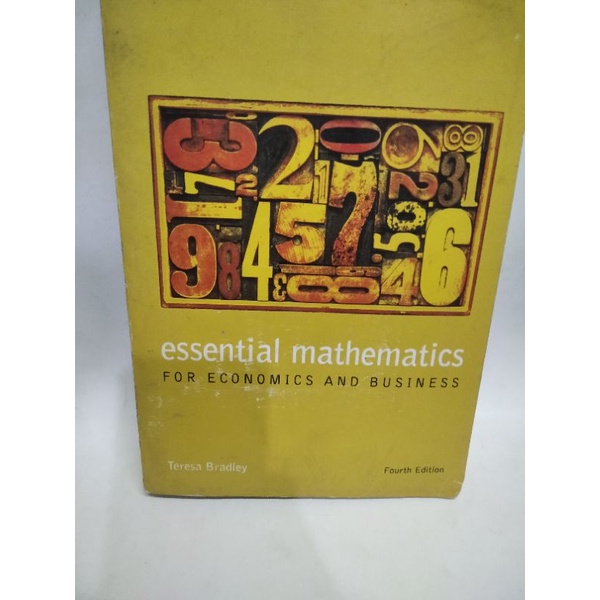 Jual Essentials Mathematics For Economics And Business 4Th Edition By Teresa Bradley | Shopee ...