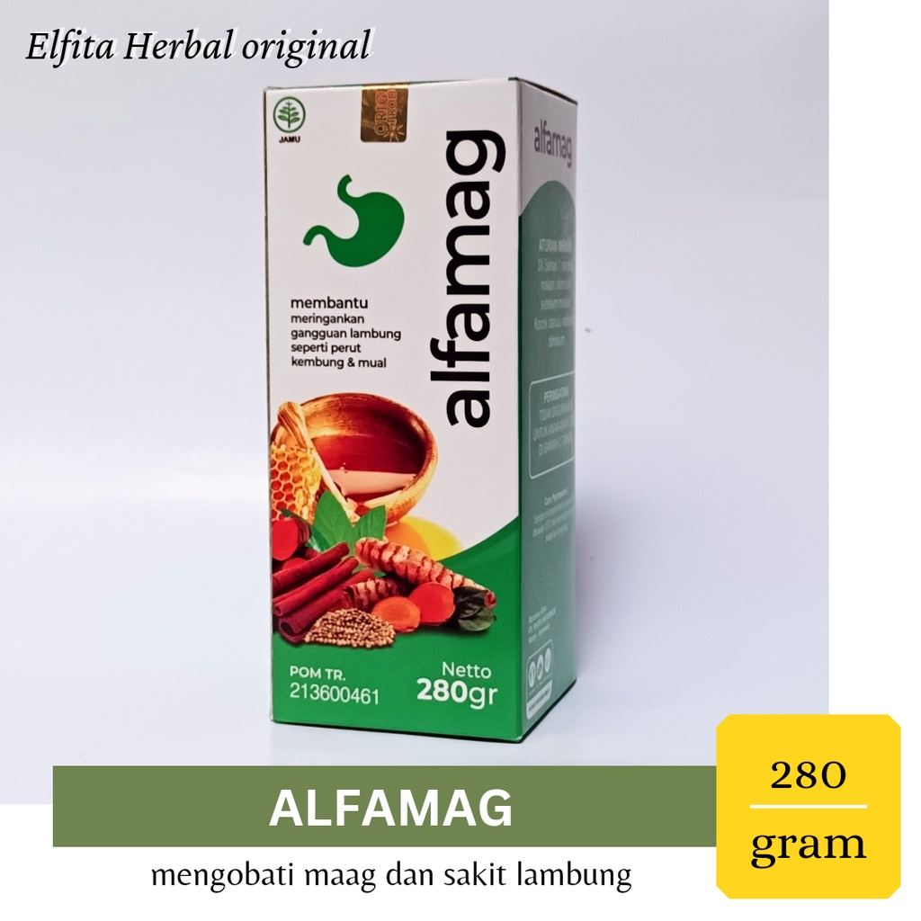 Jual Herbal Maag Asam Lambung Madu Alfamag 280 gram | Shopee Indonesia