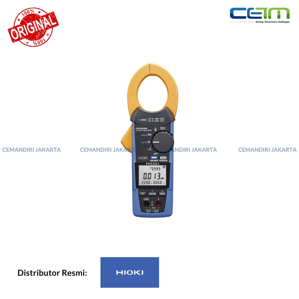 Jual Hioki CM3286-50 KIT AC Clamp Power Meter | Shopee Indonesia