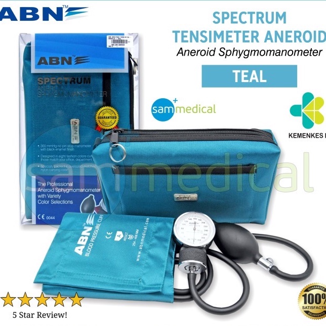 Jual Alat Tensimeter Aneroid Tensi Jarum ABN SPECTRUM TEAL | Shopee ...