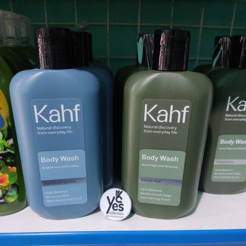 Jual Kahf Body Wash 200ml Botol Sabun Cair Mandi Sampo jadi Satu ...