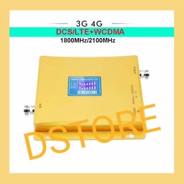 Jual Penguat Sinyal Handphone/Boster/Repeater 2100Mhz Wcdma + 1800Mhz 4G | Shopee Indonesia