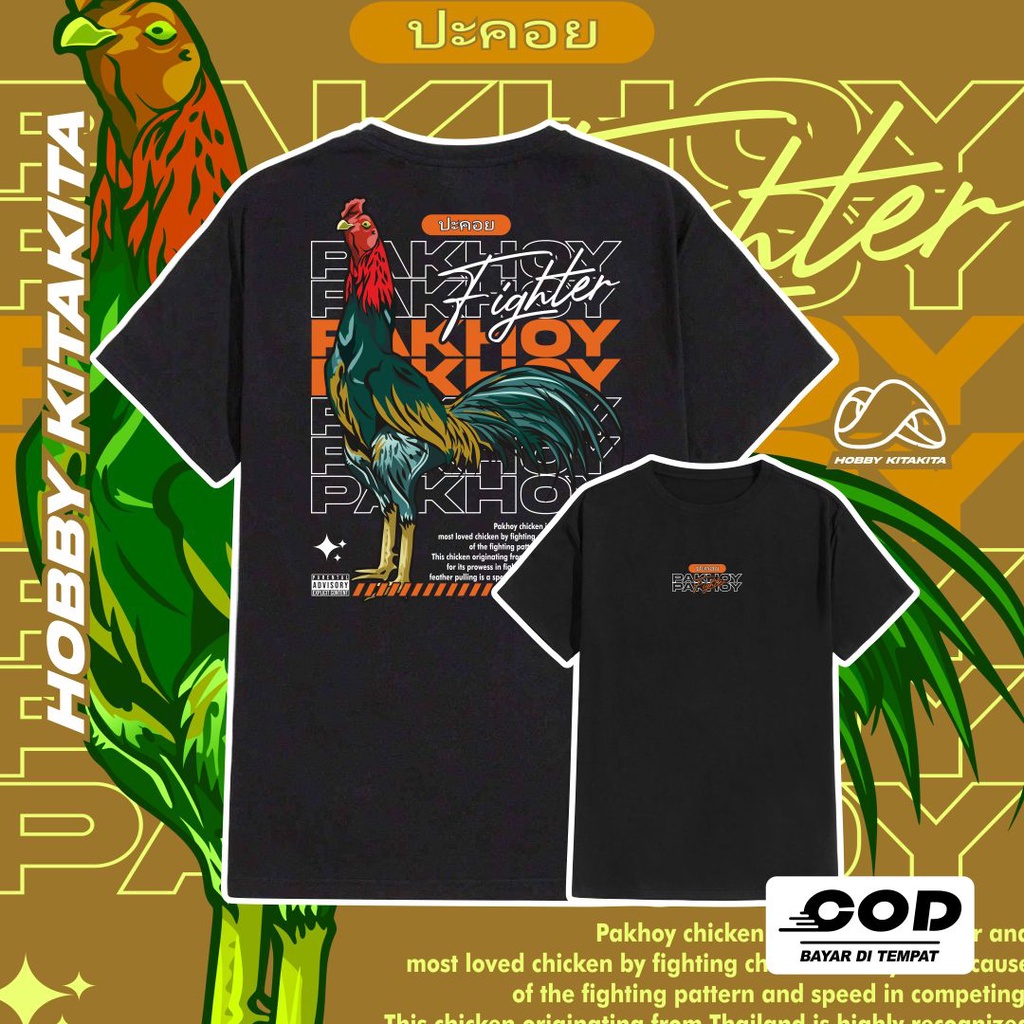 Jual HBKT Kaos Jago Bangkok Pakhoy Mangon Pama Juragan Botoh baju ...