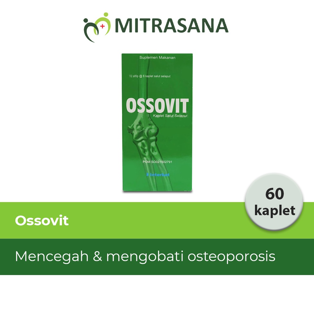 Jual Ossovit - 10 @ 6 Kapl / Box - Membantu Mencegah Dan Pengobatan ...
