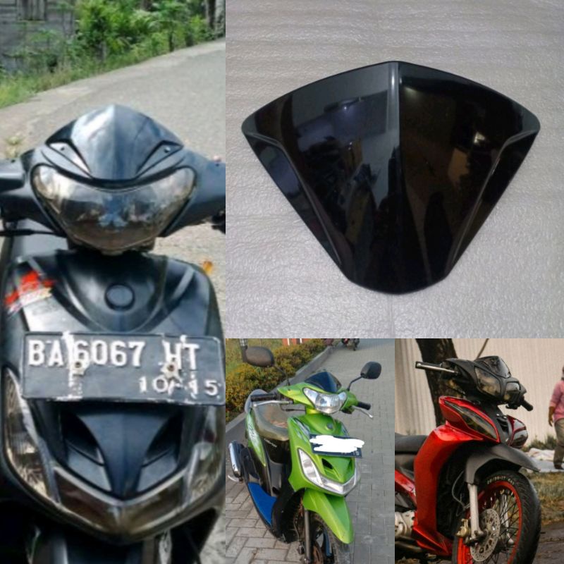 Jual visor mx, visor mio, visor jupiter, visor universal bebek matic ...