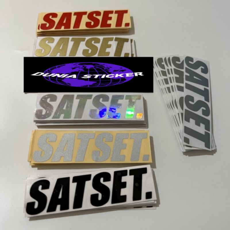 Jual Stiker Sat Set Sticker Cutting Stiker Viral Motor Murah Anti Air ...