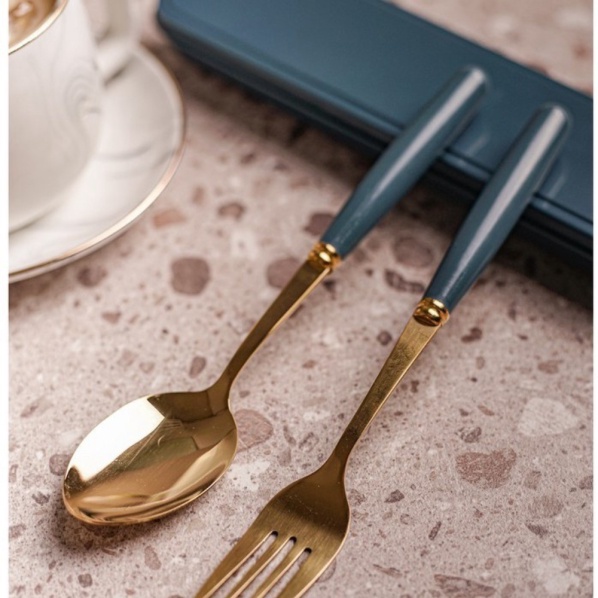 Jual Dijual Luxury European Cutlery Set/ Set Sendok Garpu Gold Gaya ...