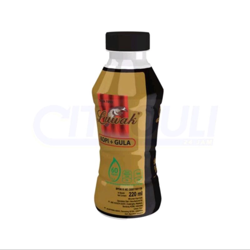 Jual LUWAK KOPI + GULA RASA TRADISIONAL BOTOL 220 ml | Shopee Indonesia