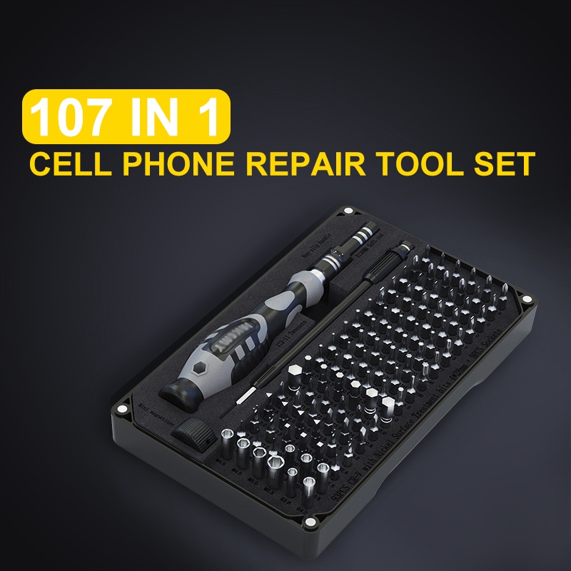 Jual Obeng Alat Perbaikan Full Set 107 in 1 Multi Alat Magnetik Obeng ...