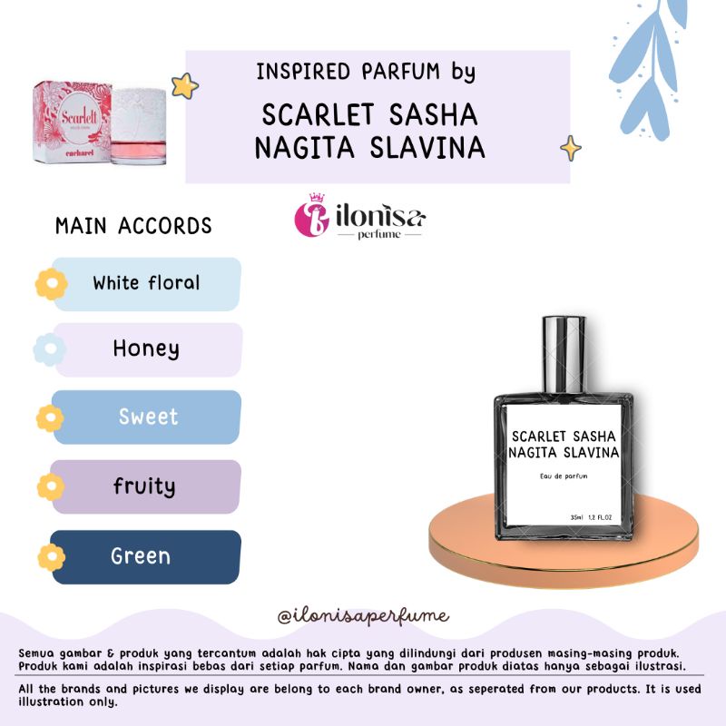 Jual INSIPIRED BY CARCHAREL SCARLET SASA | Shopee Indonesia