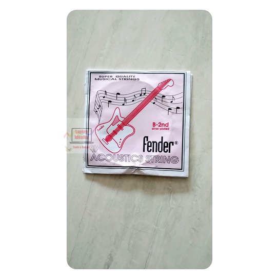 Jual Tali gitar-senar -Fender-Melody-B-silver plated-2nd | Shopee Indonesia