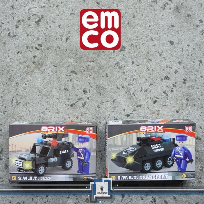 Jual Emco Brix Army Vehicle 8000 Series Bricks Compatible Mainan GRAY ...