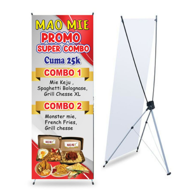 Jual x baner | xbaner flexi 280 gm | xbaner custom | spanduk | banner ...