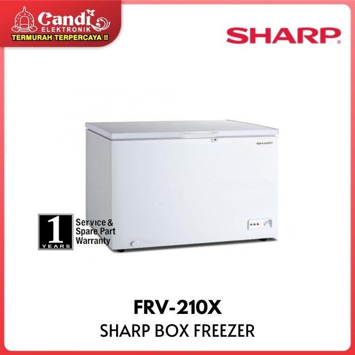Jual SHARP Box Freezer Kapasitas Net 195 Liter FRV-210X | Shopee Indonesia