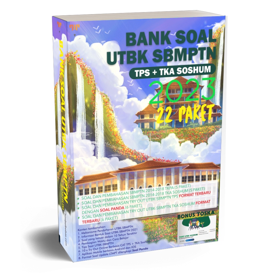 Jual Bebas Buku Bank Soal Utbk Tps Dan Tka Soshum 2023 Dilengkapi